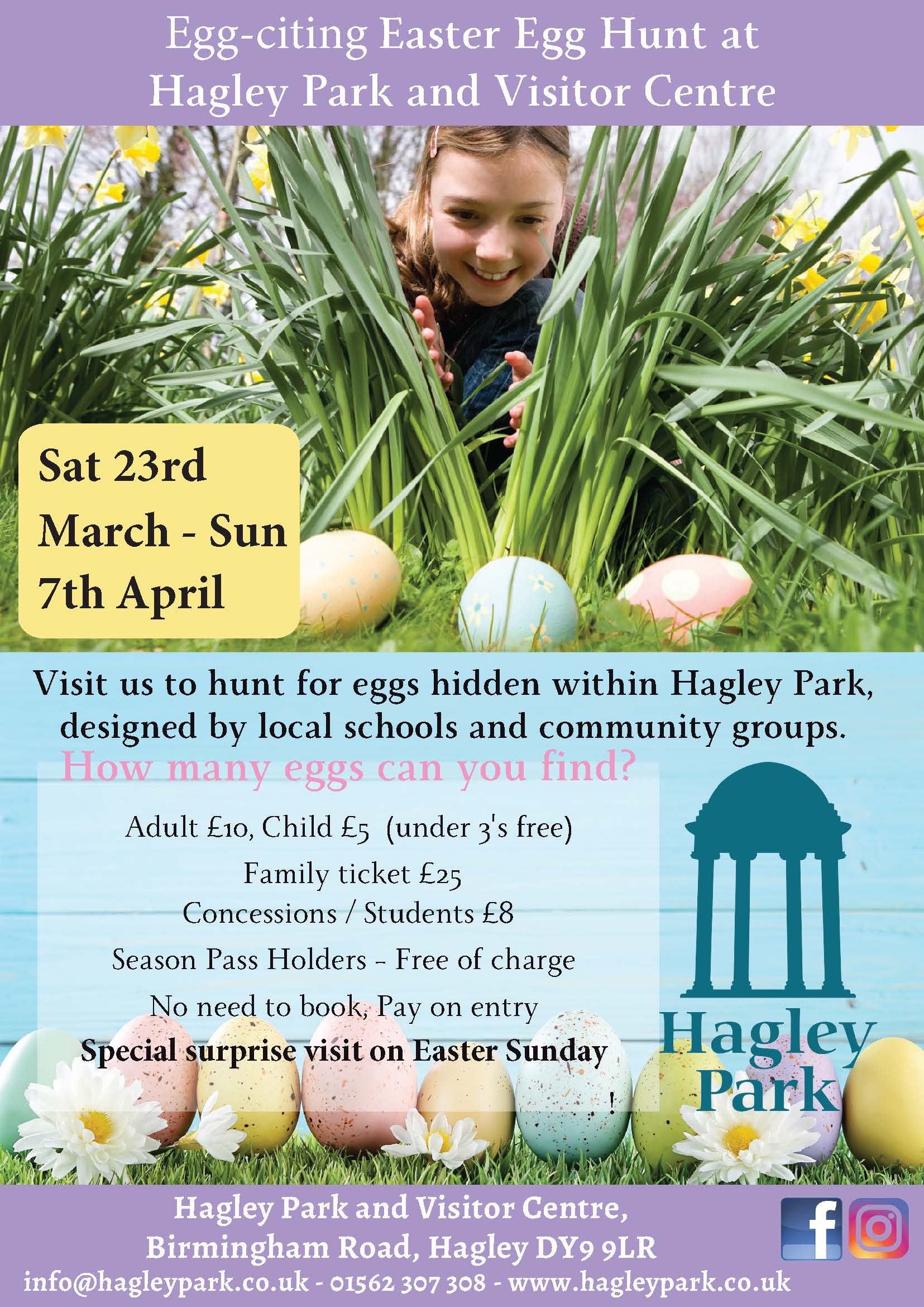 Egg-citing Easter Trail daily from 23rd March - 7th April - Hagley Park